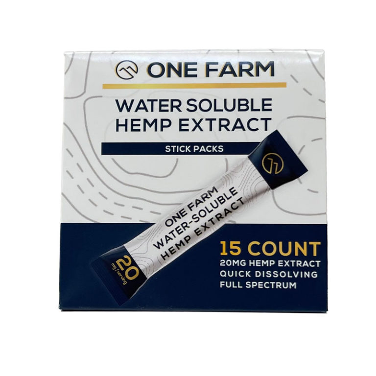 Water-Soluble CBD Stick Packs | One Farm Organic CBD